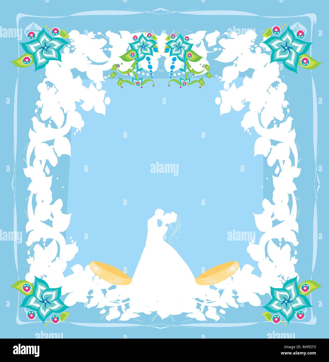 Hands woman man wedding Stock Vector Images - Alamy