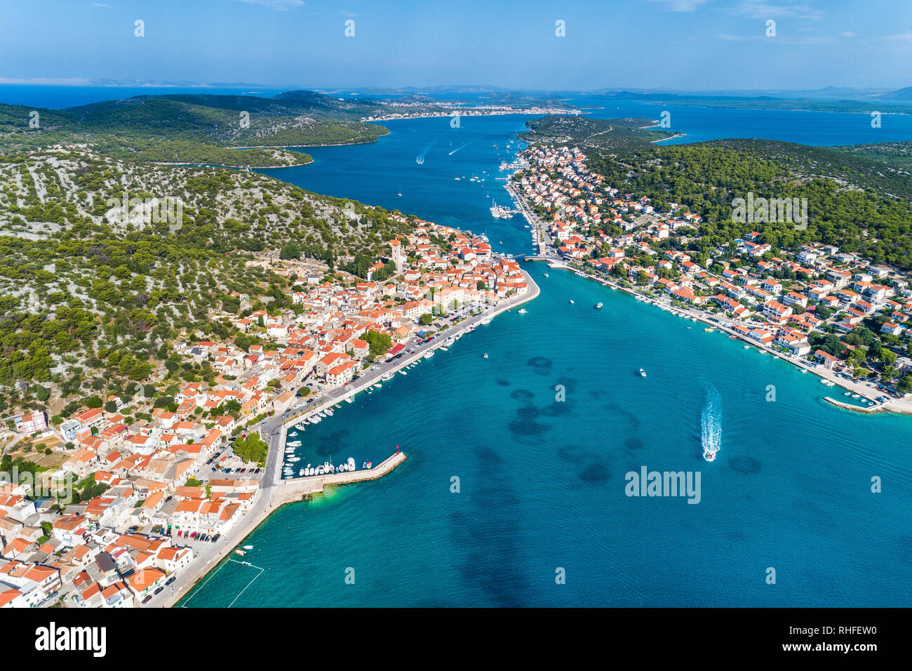 Tisno beach hi-res stock photography and images - Alamy