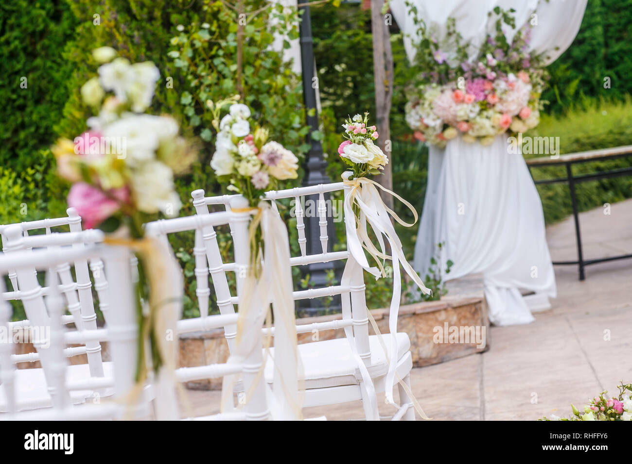 wedding set up Stock Photo - Alamy