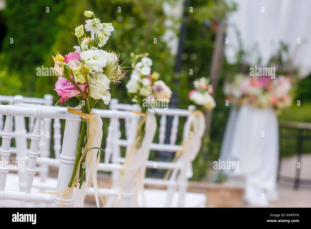 wedding set up Stock Photo - Alamy