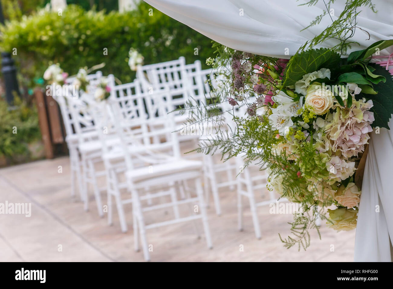 wedding set up Stock Photo - Alamy