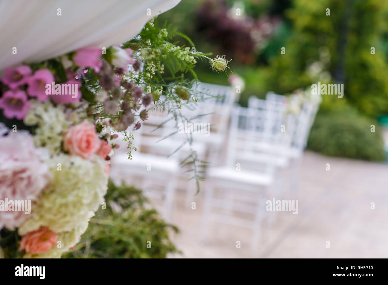 wedding set up Stock Photo - Alamy