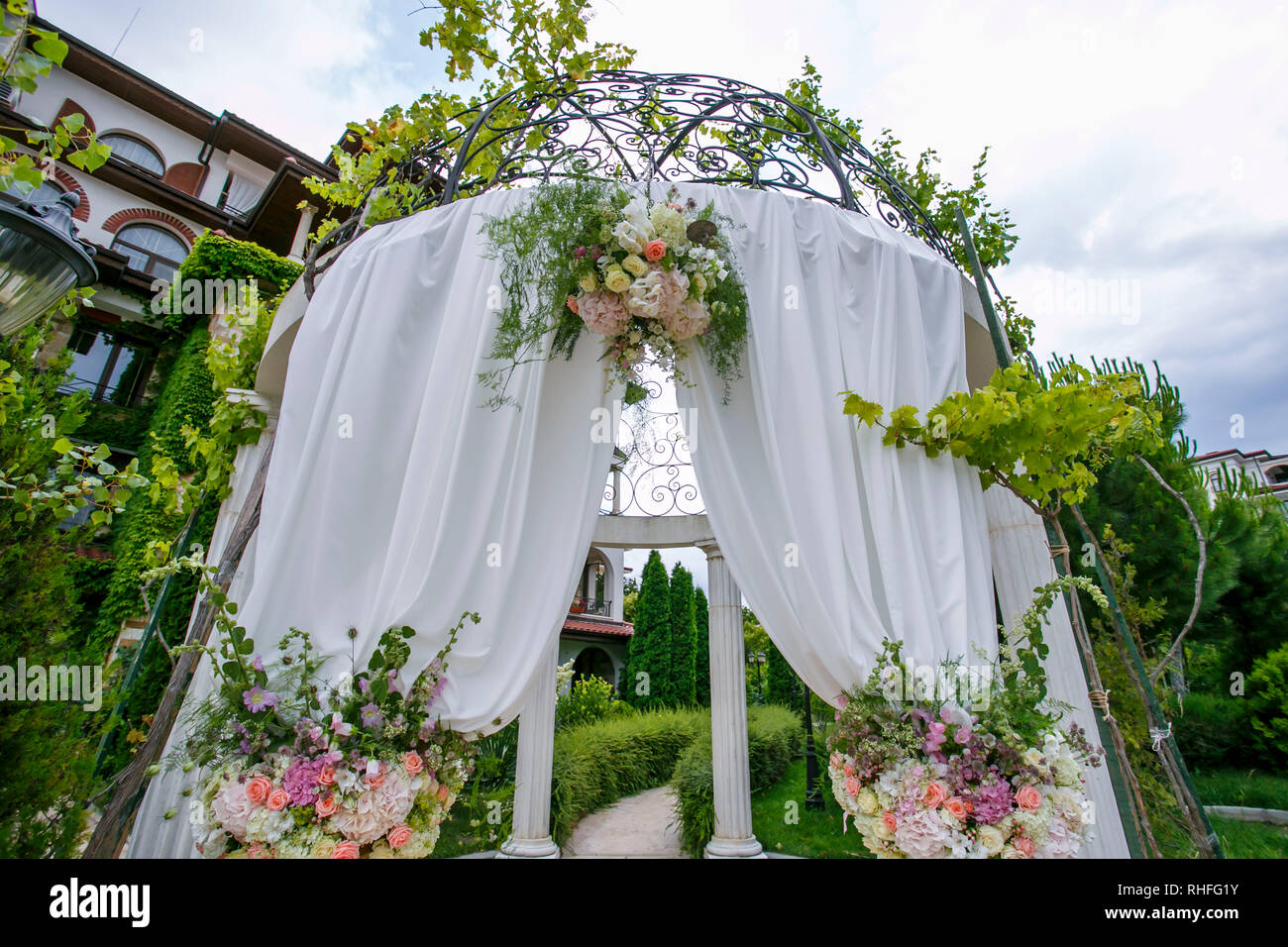 wedding set up Stock Photo - Alamy