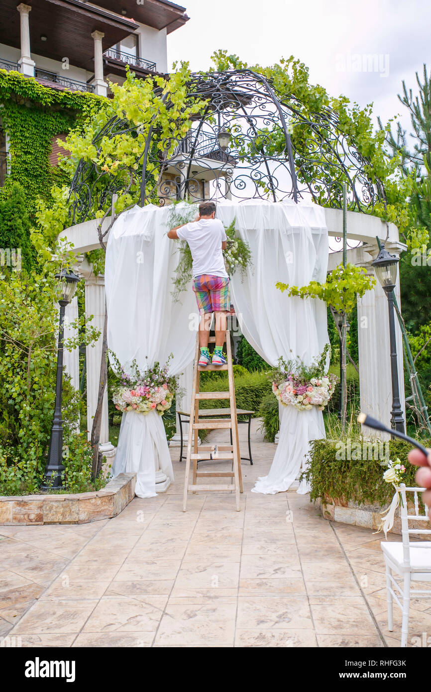 wedding set up Stock Photo - Alamy