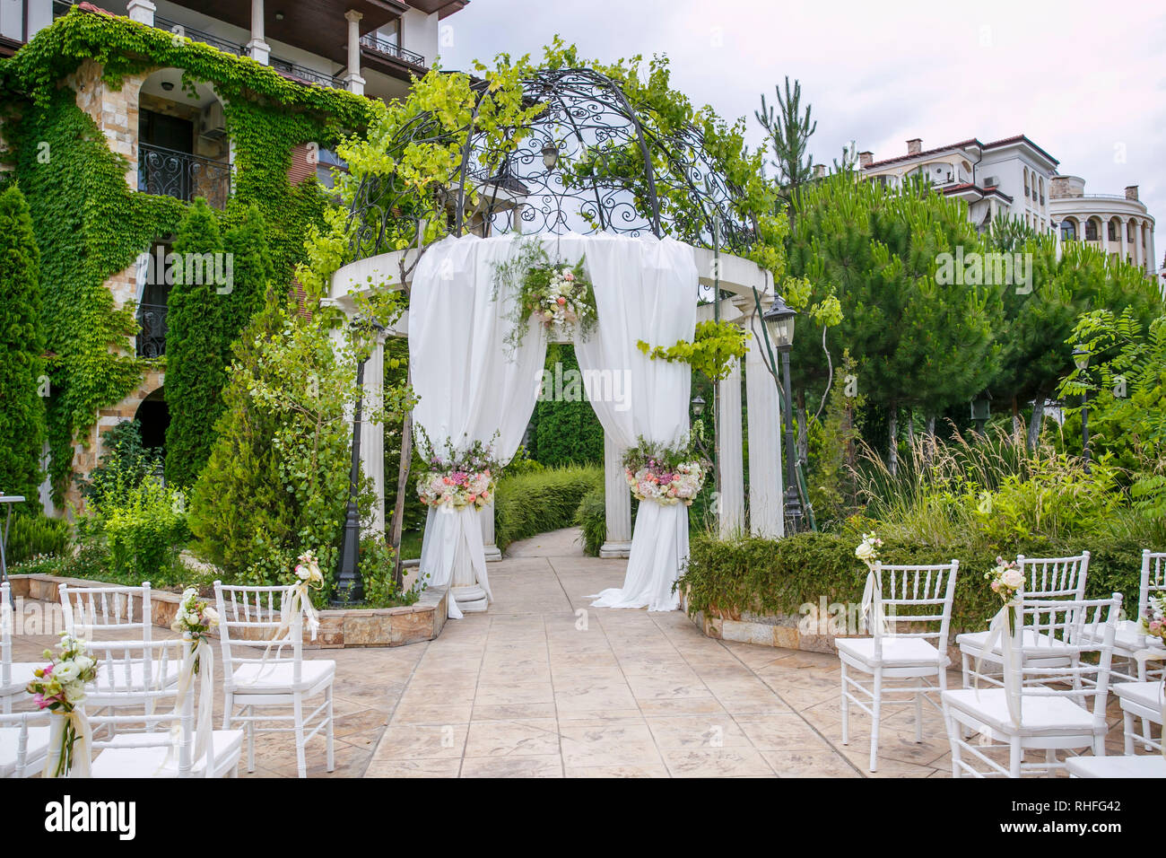 wedding set up Stock Photo - Alamy