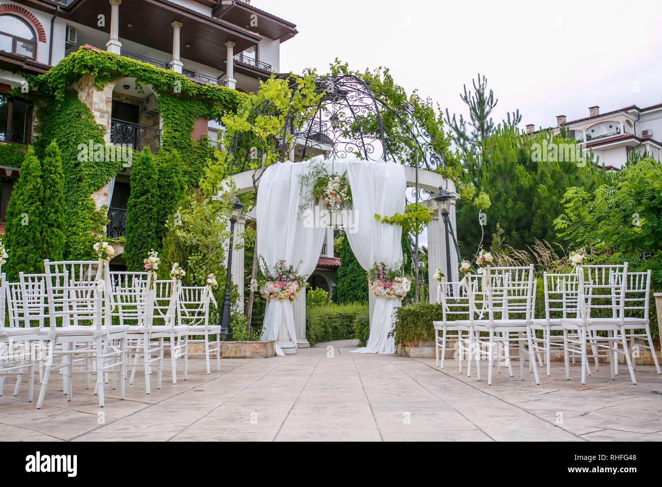 wedding set up Stock Photo - Alamy