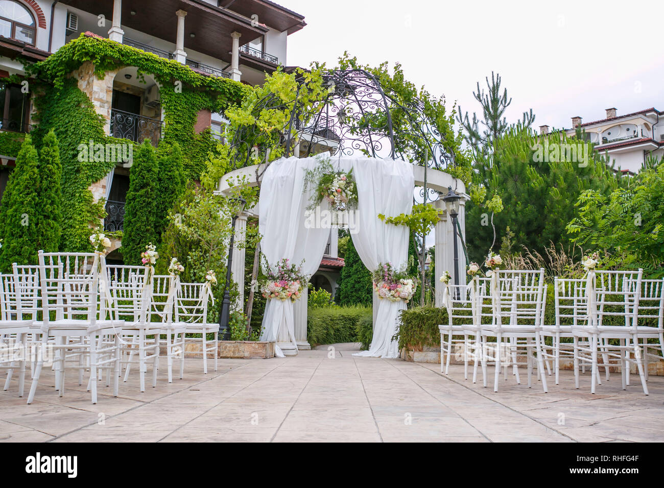 wedding set up Stock Photo - Alamy