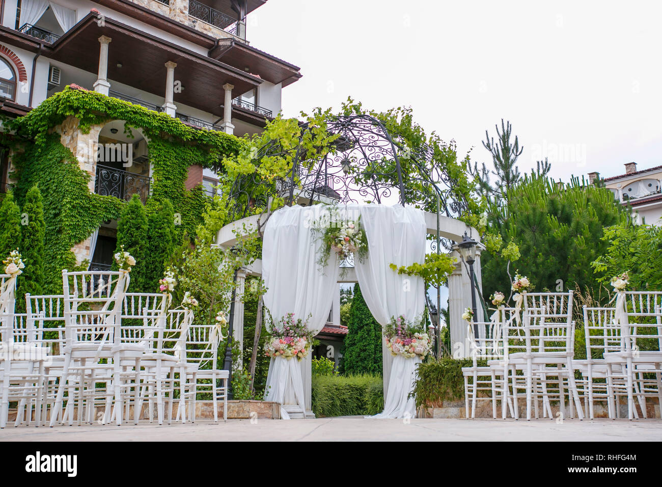 wedding set up Stock Photo - Alamy