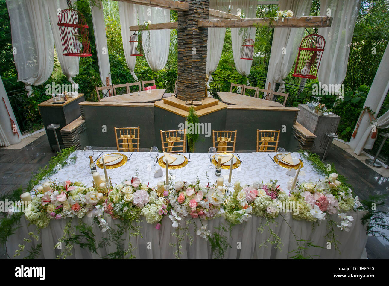 wedding set up Stock Photo - Alamy