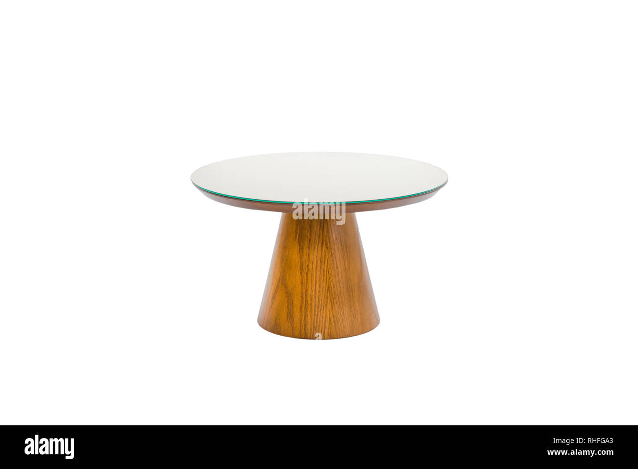 Table isolated on white background Stock Photo - Alamy