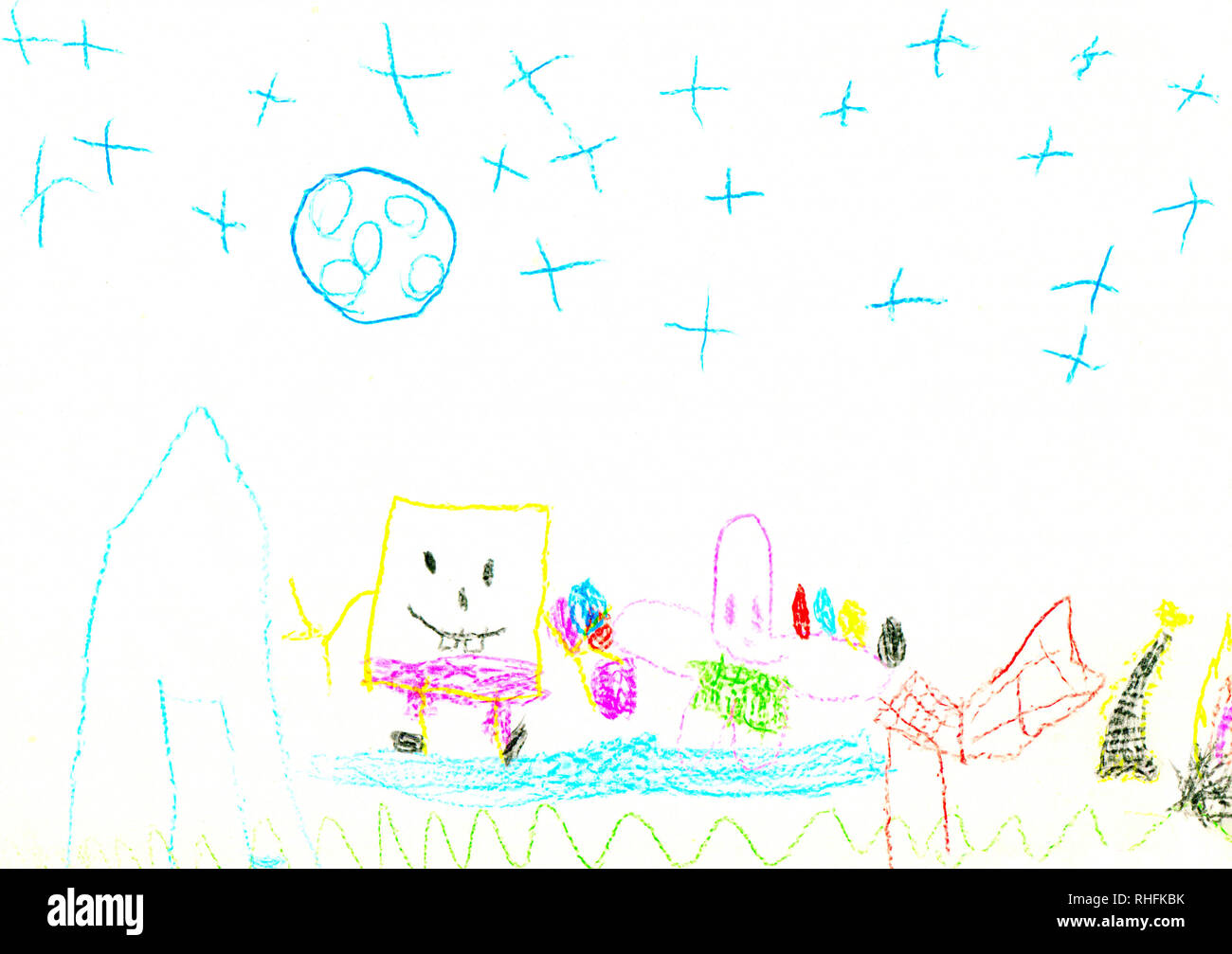 The Art Child's drawing Stock Photo - Alamy