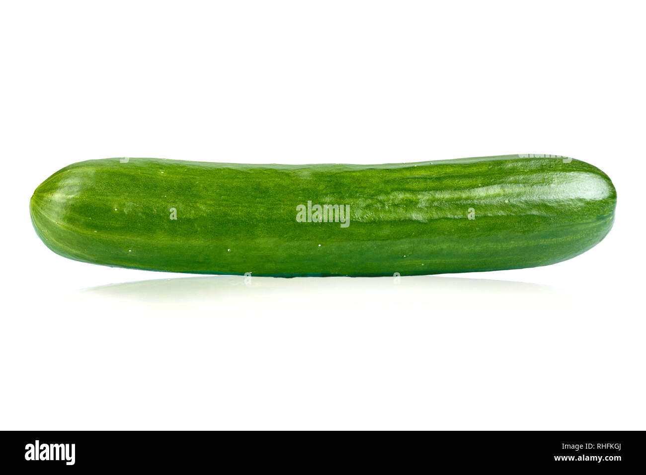 Fresh cucumber isolated on white background. clipping path Stock Photo ...