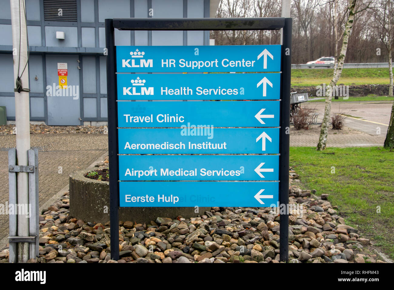 Billboard KLM Headquarters Health Services At Schiphol The Netherlands ...