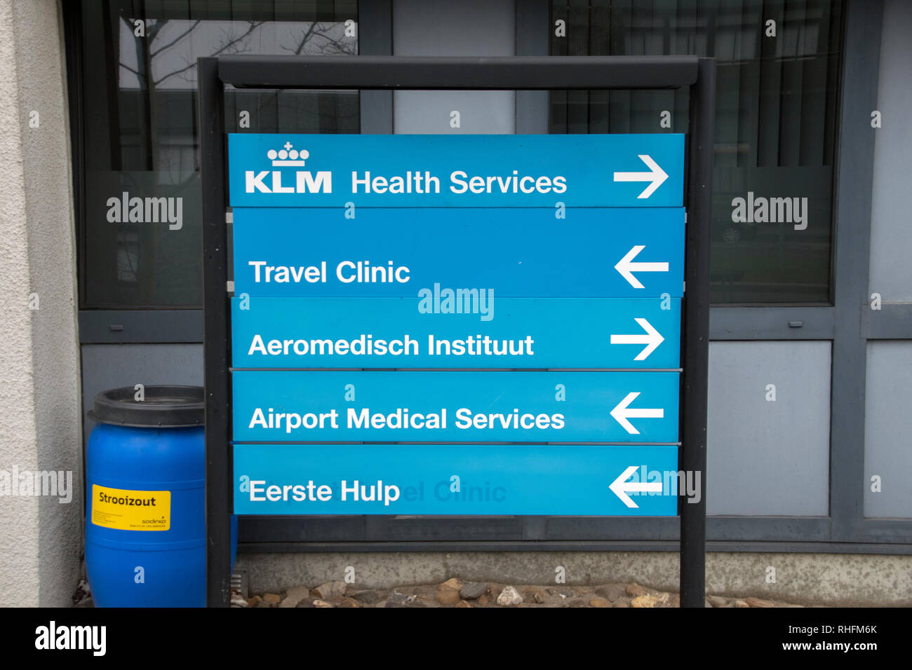 Billboard KLM Headquarters Health Services At Schiphol The Netherlands ...