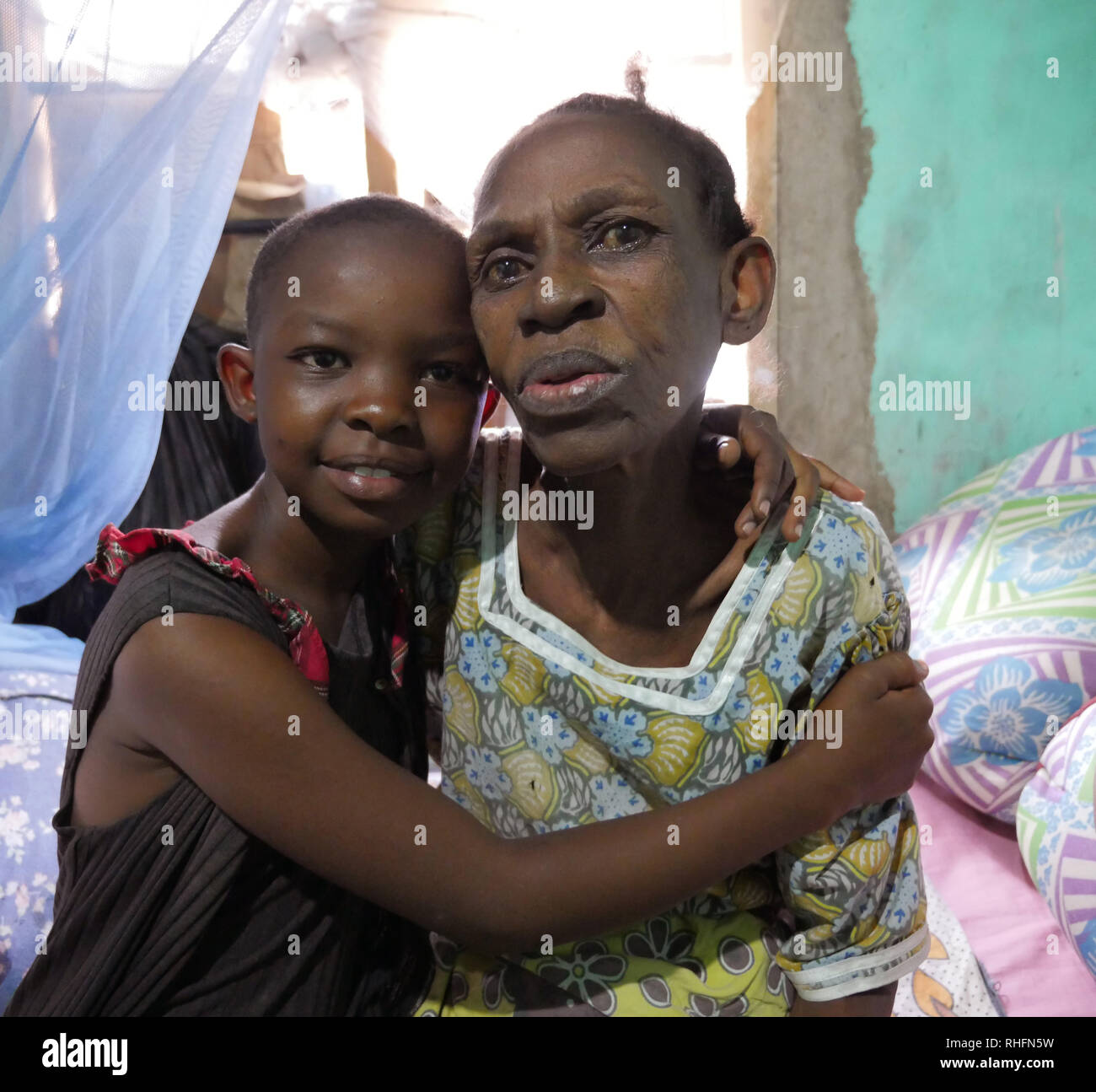 KENYA - photo by Sean Sprague 2018 Mombasa. Mariamu, HIV+, and her 12 ...