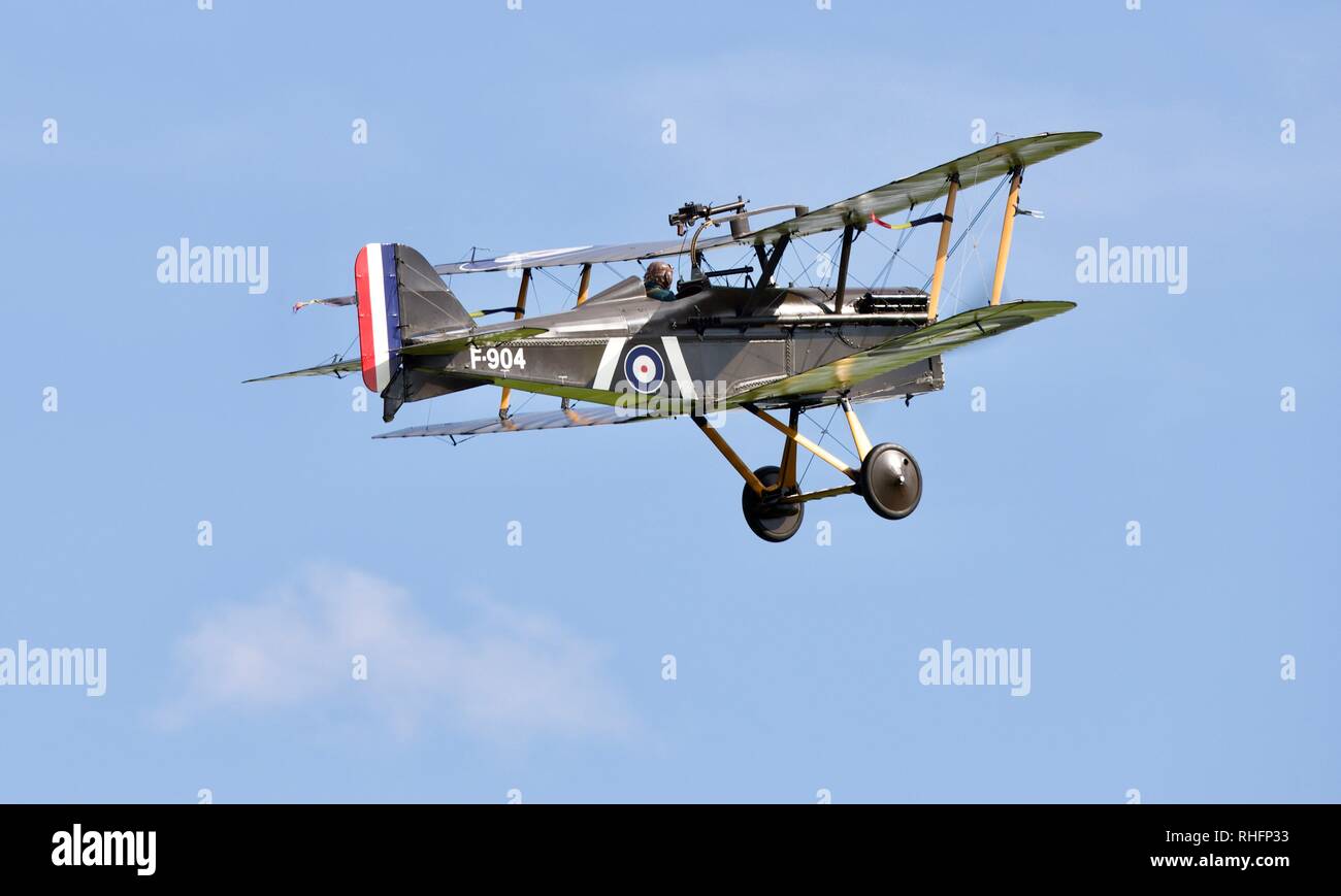 Royal Aircraft Factory S.E.5a part of the Shuttleworth Collection and ...