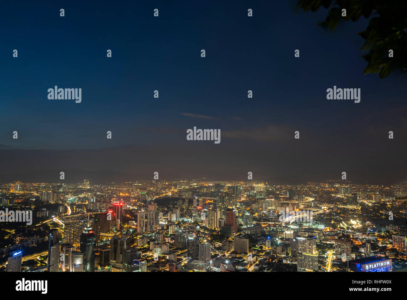 Night view malaysia landscape hi-res stock photography and images - Alamy