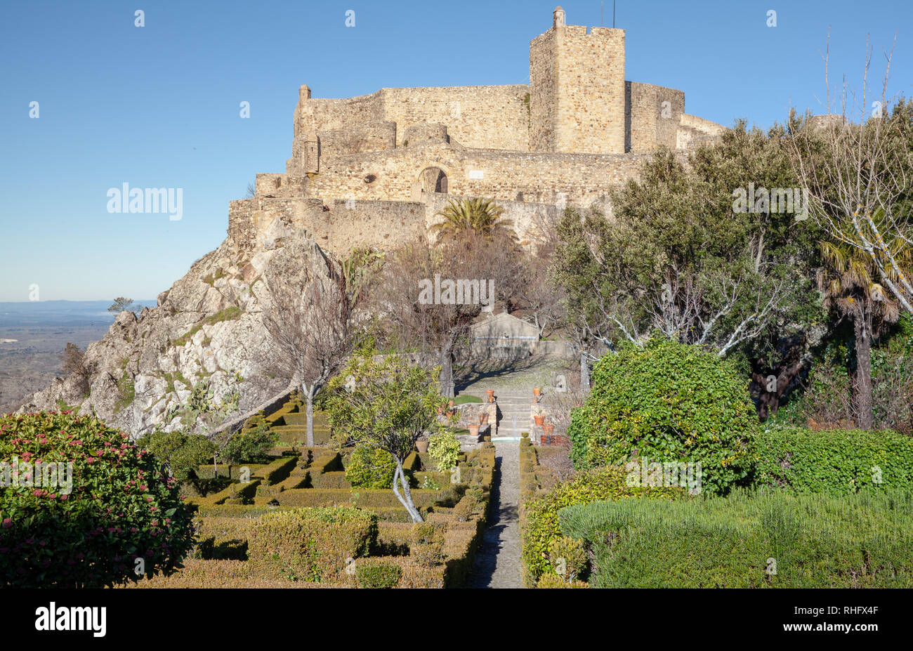 Marvao castle garden hi-res stock photography and images - Alamy
