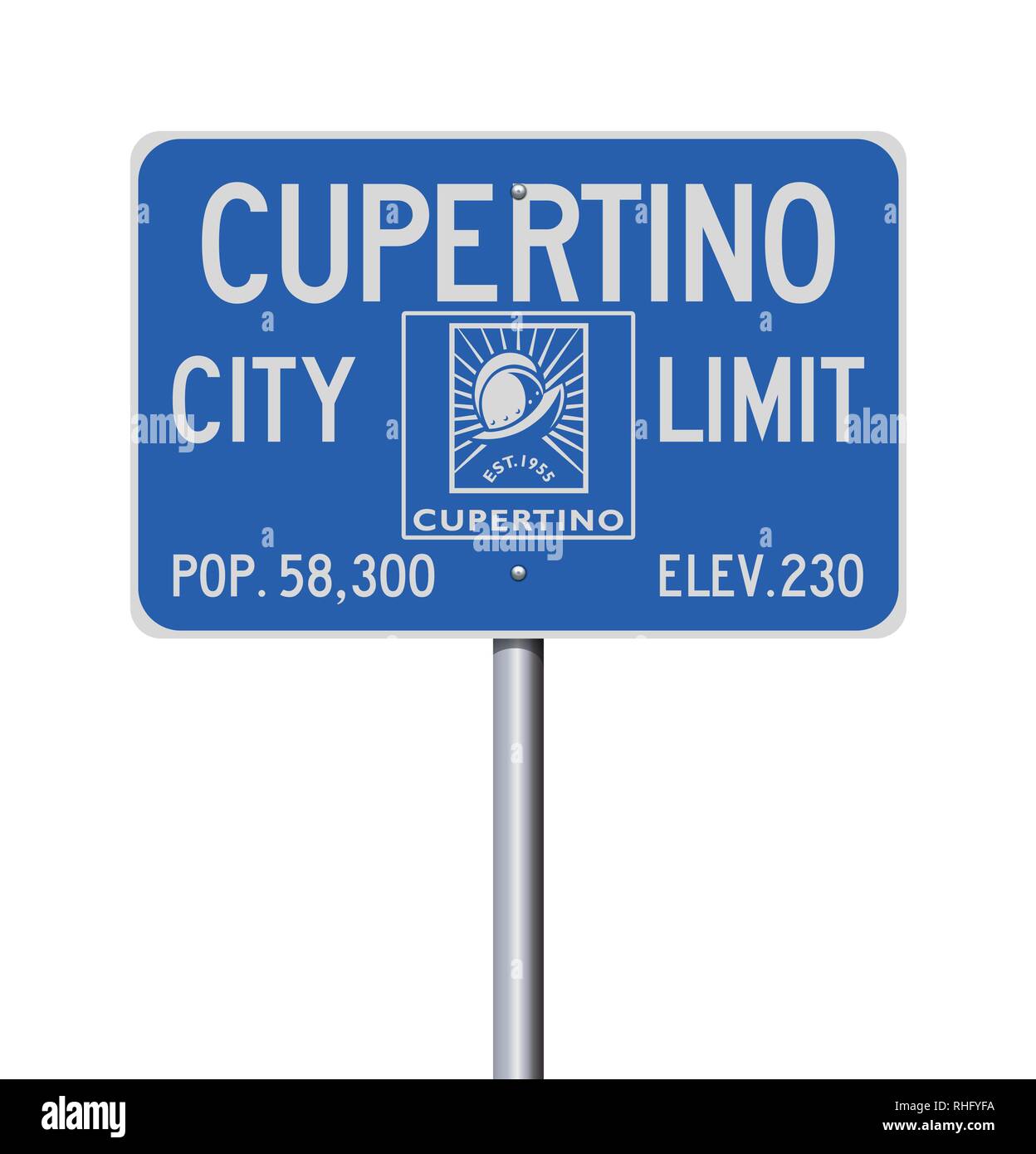 Ca sign silicon valley Stock Vector Images - Alamy