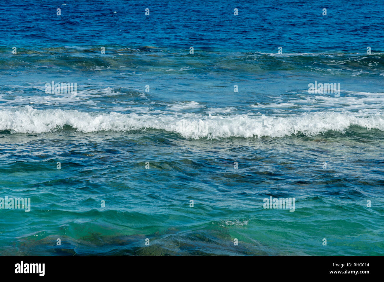 The sea and the waves. beautiful waves in the sea. Small waves on the ...