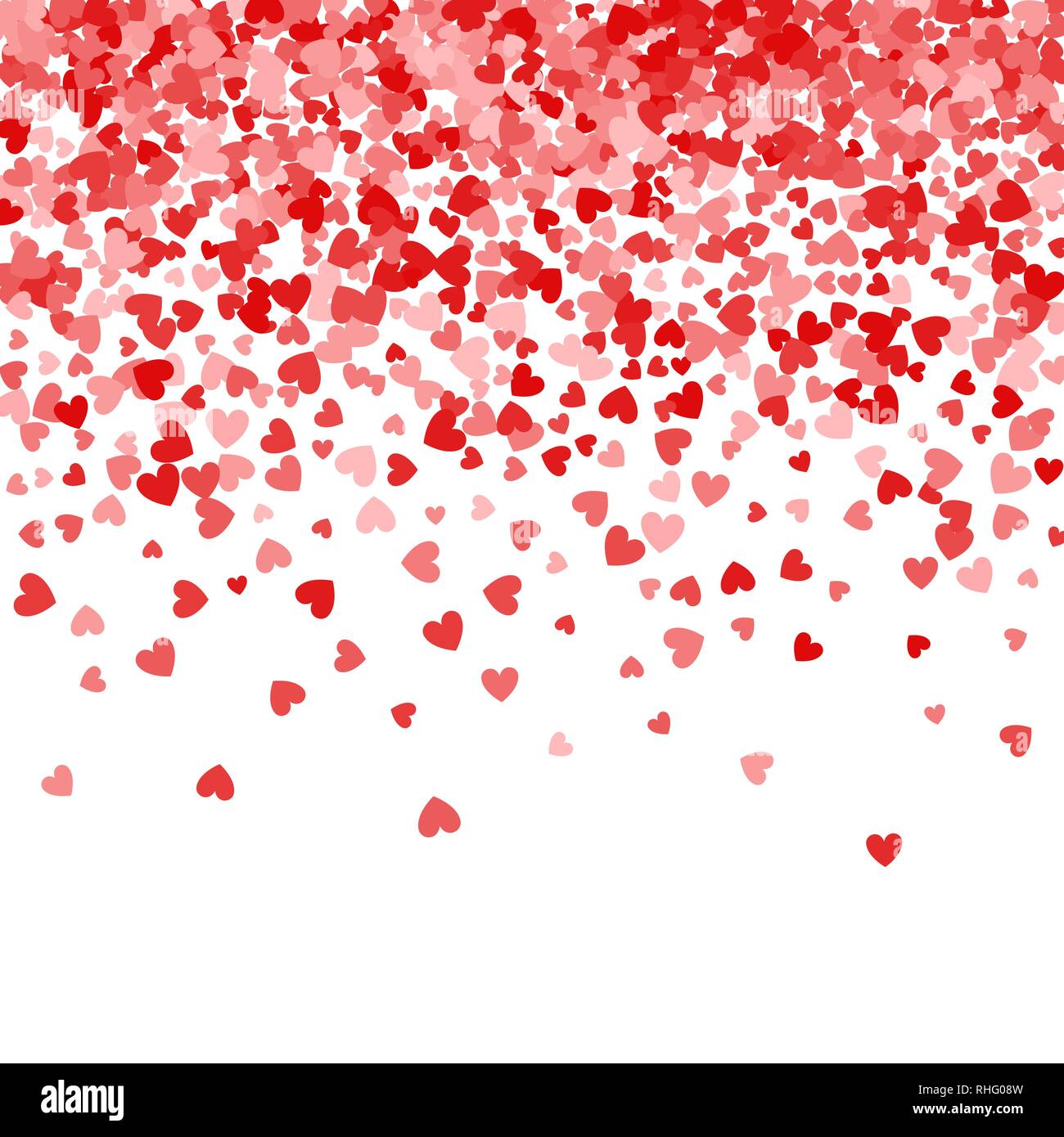 Hearts scatter pattern Stock Vector Images - Alamy