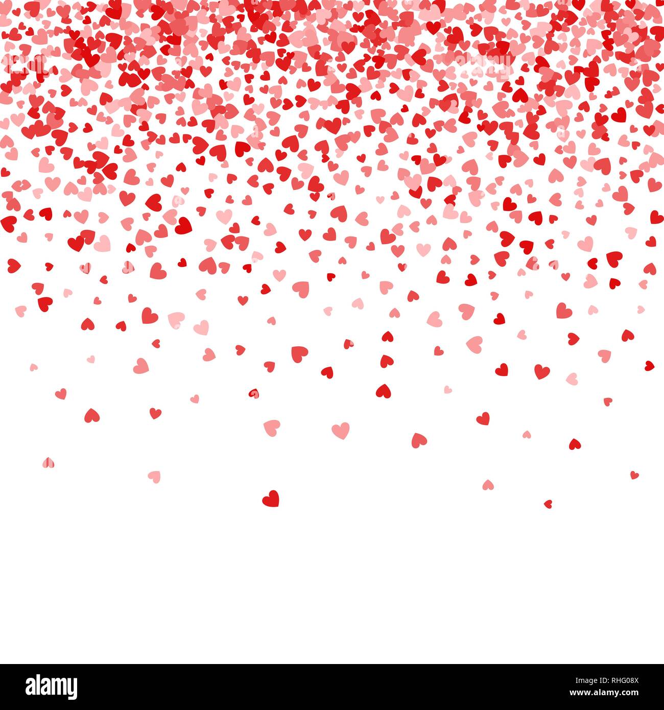 Hearts scatter pattern Stock Vector Images - Alamy