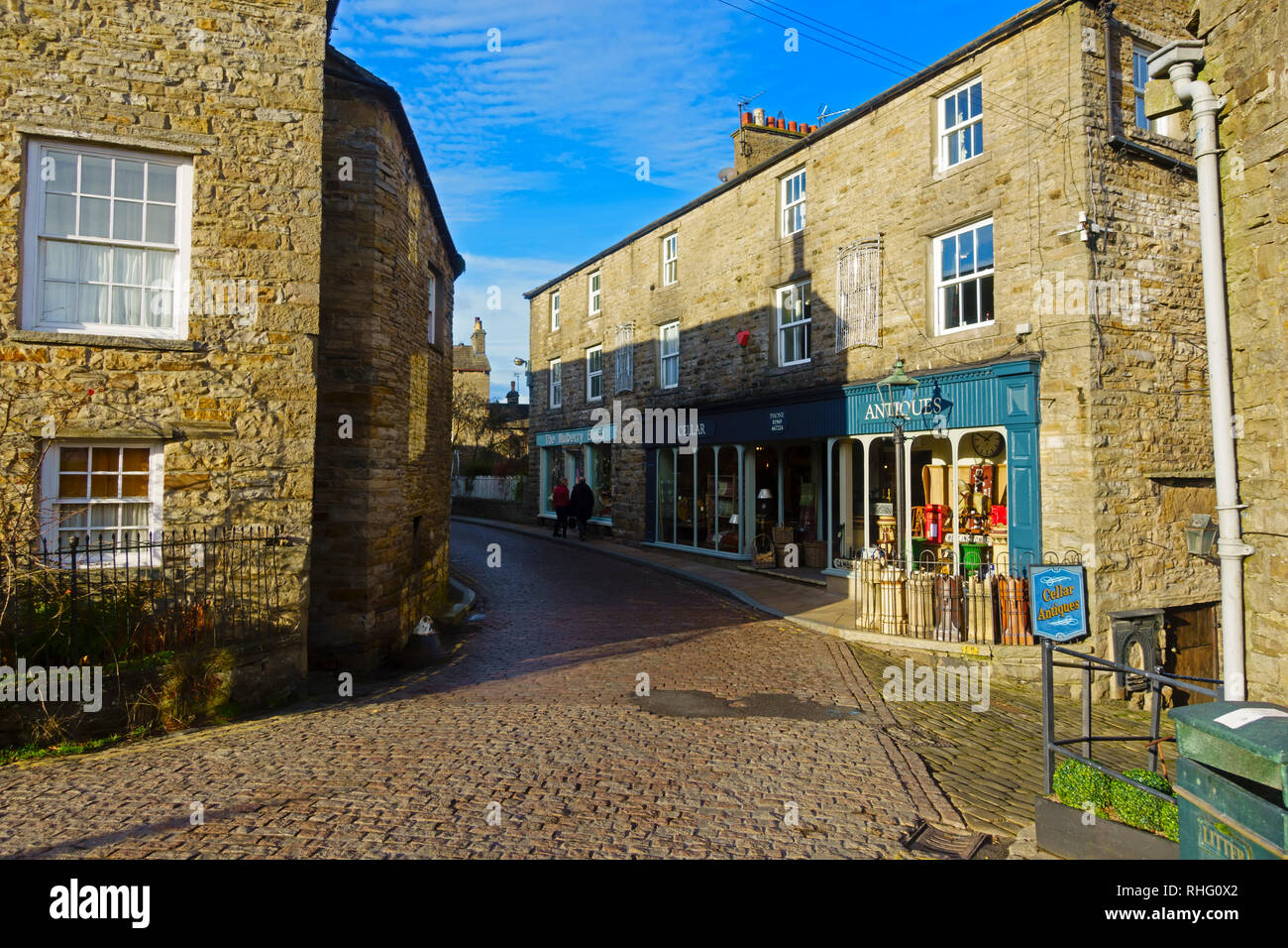 Wensleydale hawes village hi-res stock photography and images - Alamy