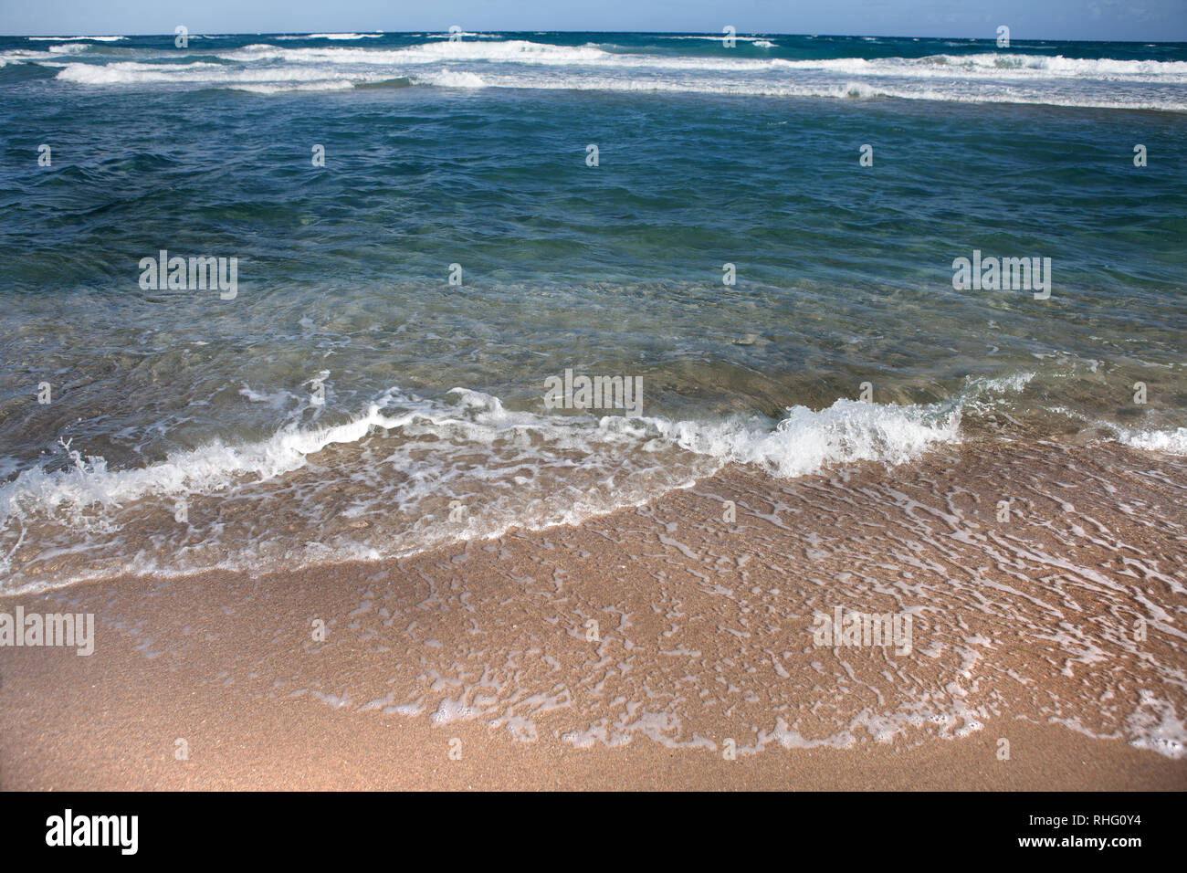Atlantic ocean waves and beaches in West Palm Beach, FL Stock Photo - Alamy
