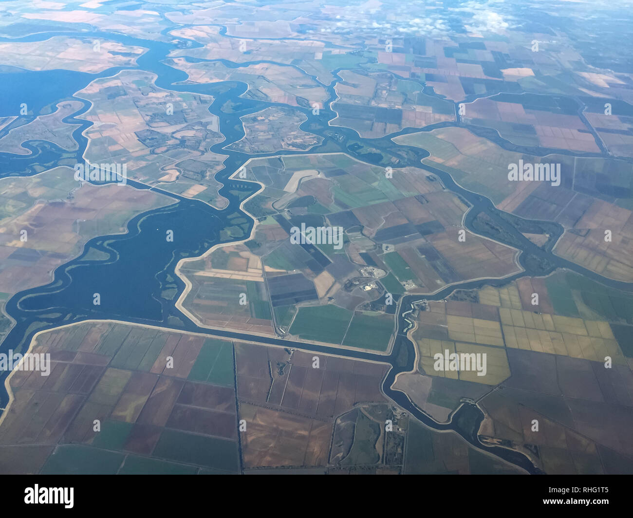 Stockton california aerial hi-res stock photography and images - Alamy