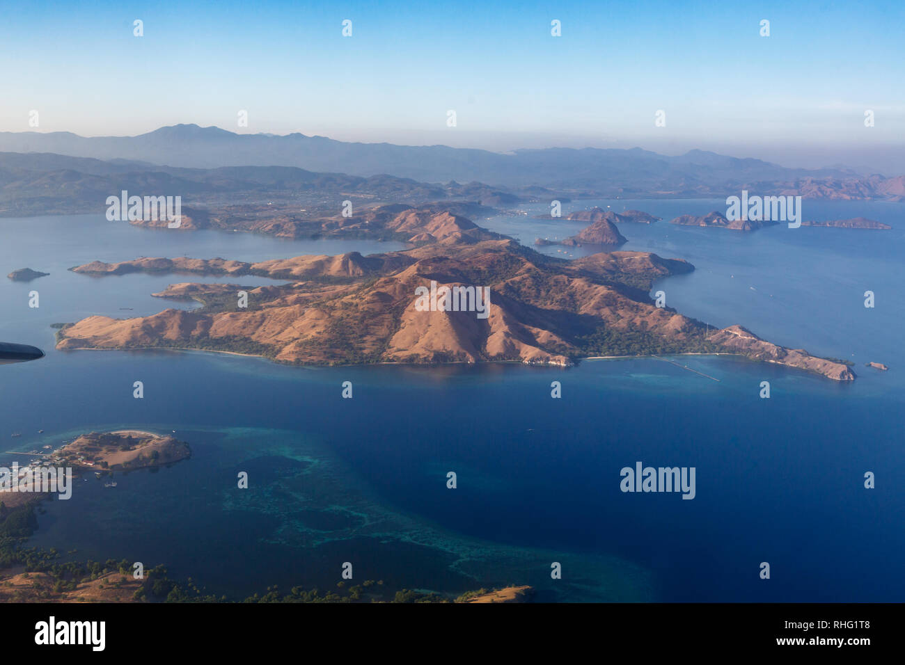 Komodo national park aerial hi-res stock photography and images - Alamy