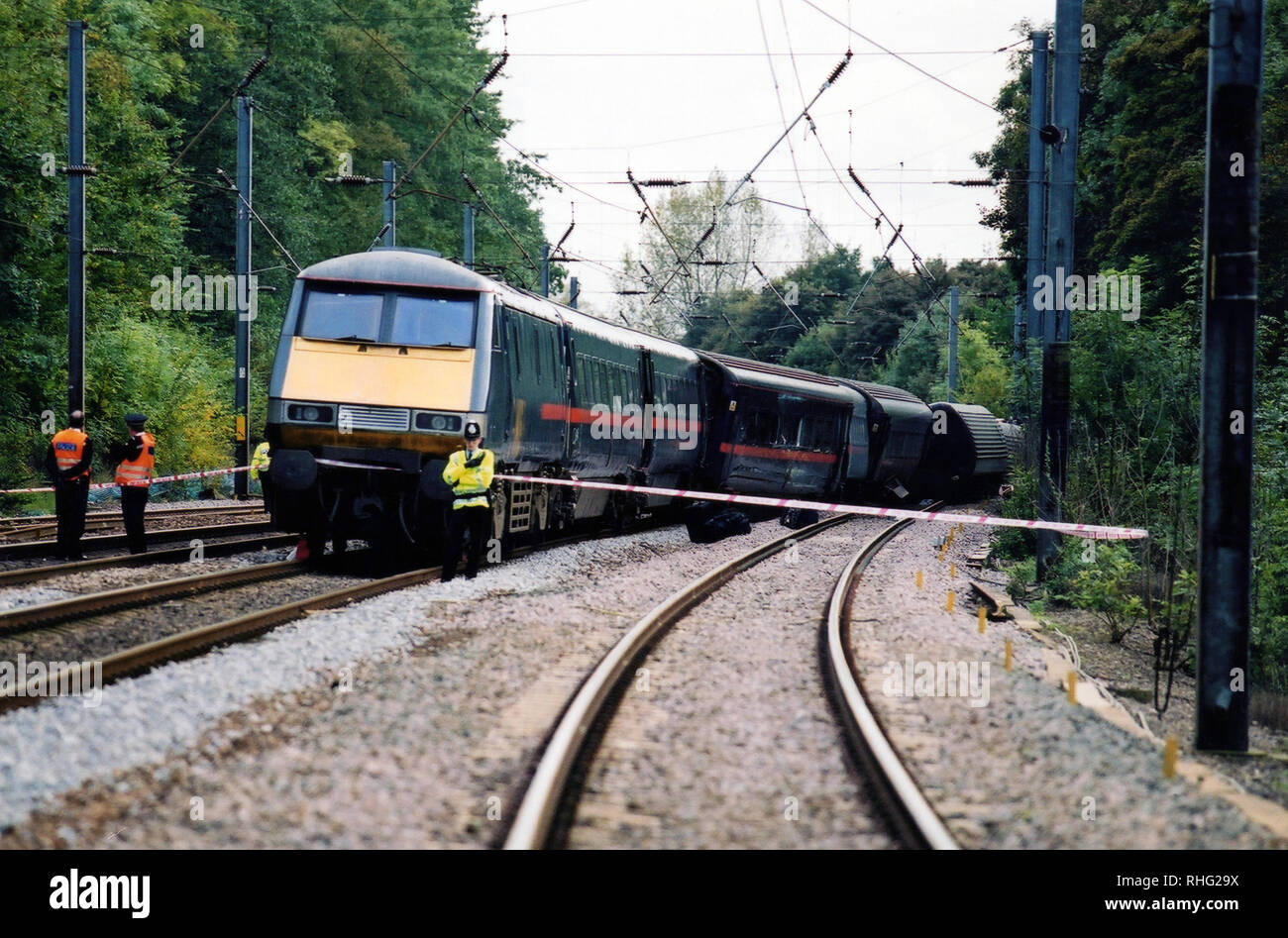 Hatfield Train Crash Stock Photo - Alamy