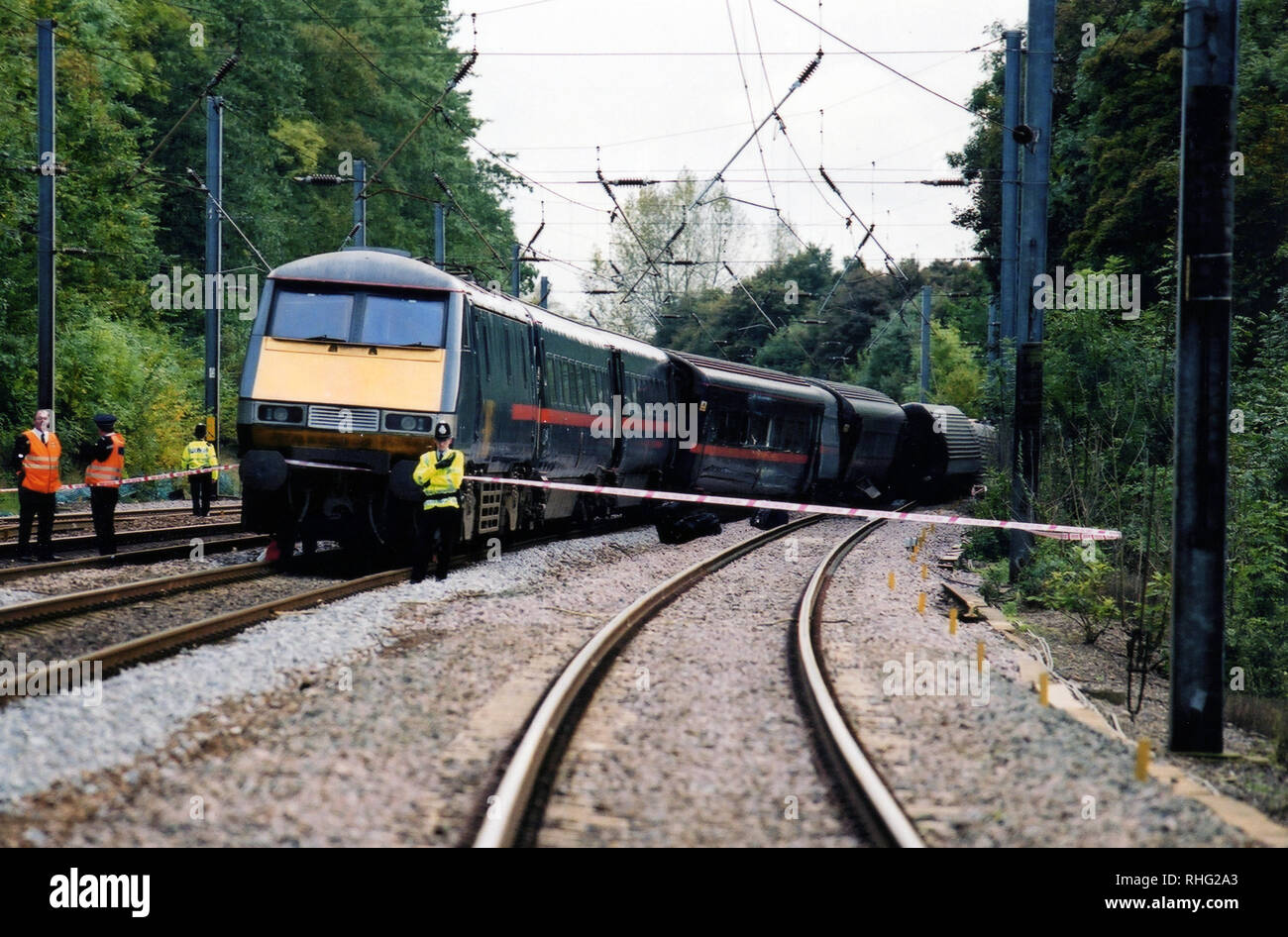 Hatfield Train Crash Stock Photo - Alamy
