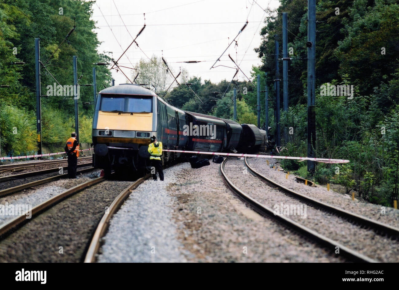 Hatfield Train Crash Stock Photo - Alamy