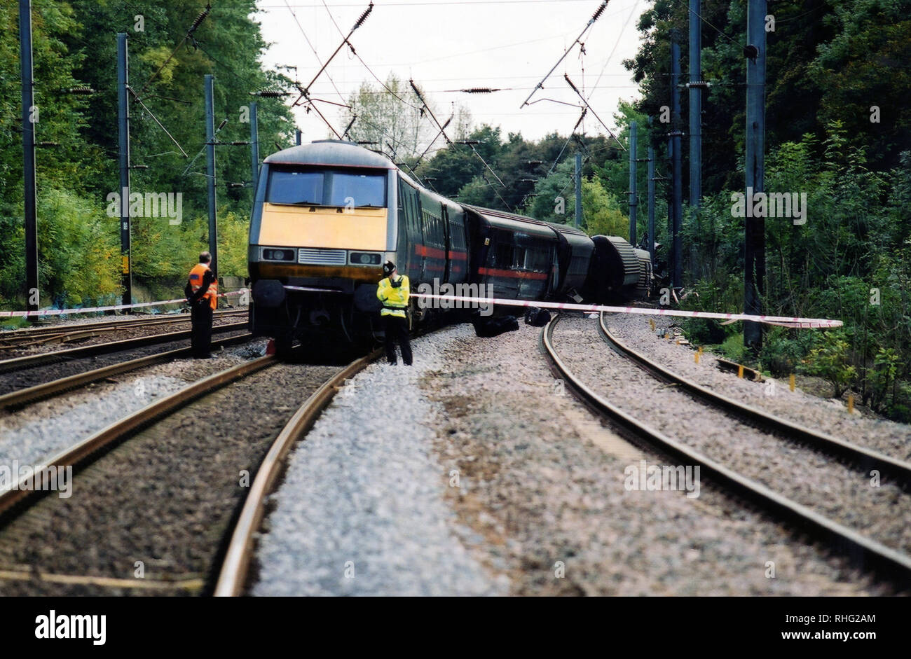 Hatfield Train Crash Stock Photo - Alamy