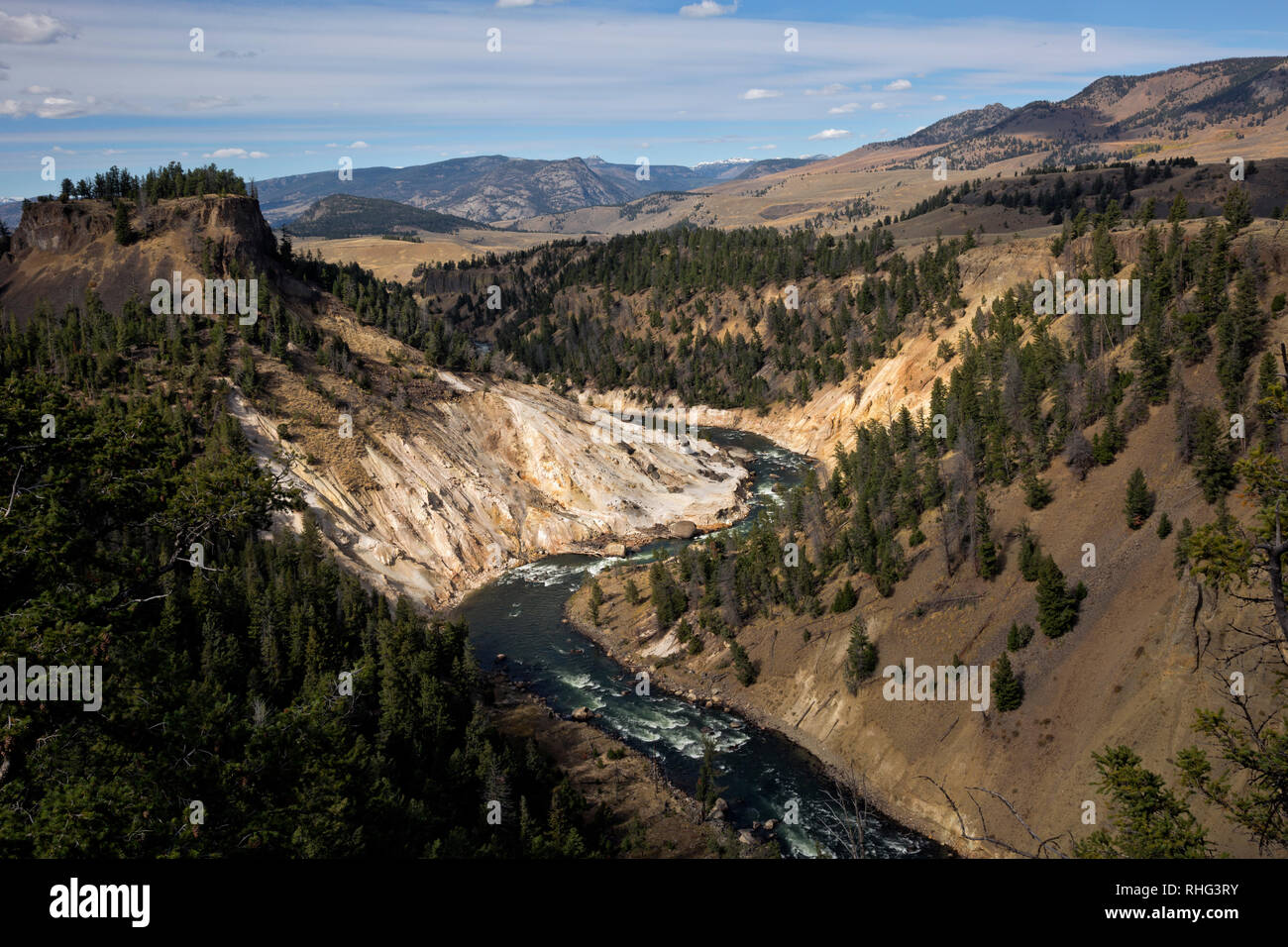 Calcite springs turnout hi-res stock photography and images - Alamy
