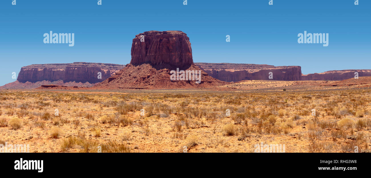 Monument Valley rock formation Stock Photo - Alamy