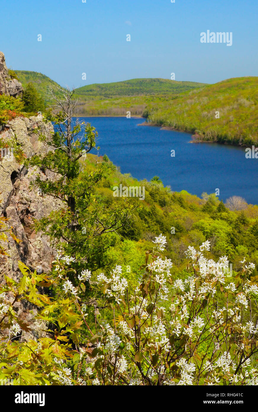 Escarpment Trail, Lake of the Clouds, Porcupine Mountains Wilderness ...