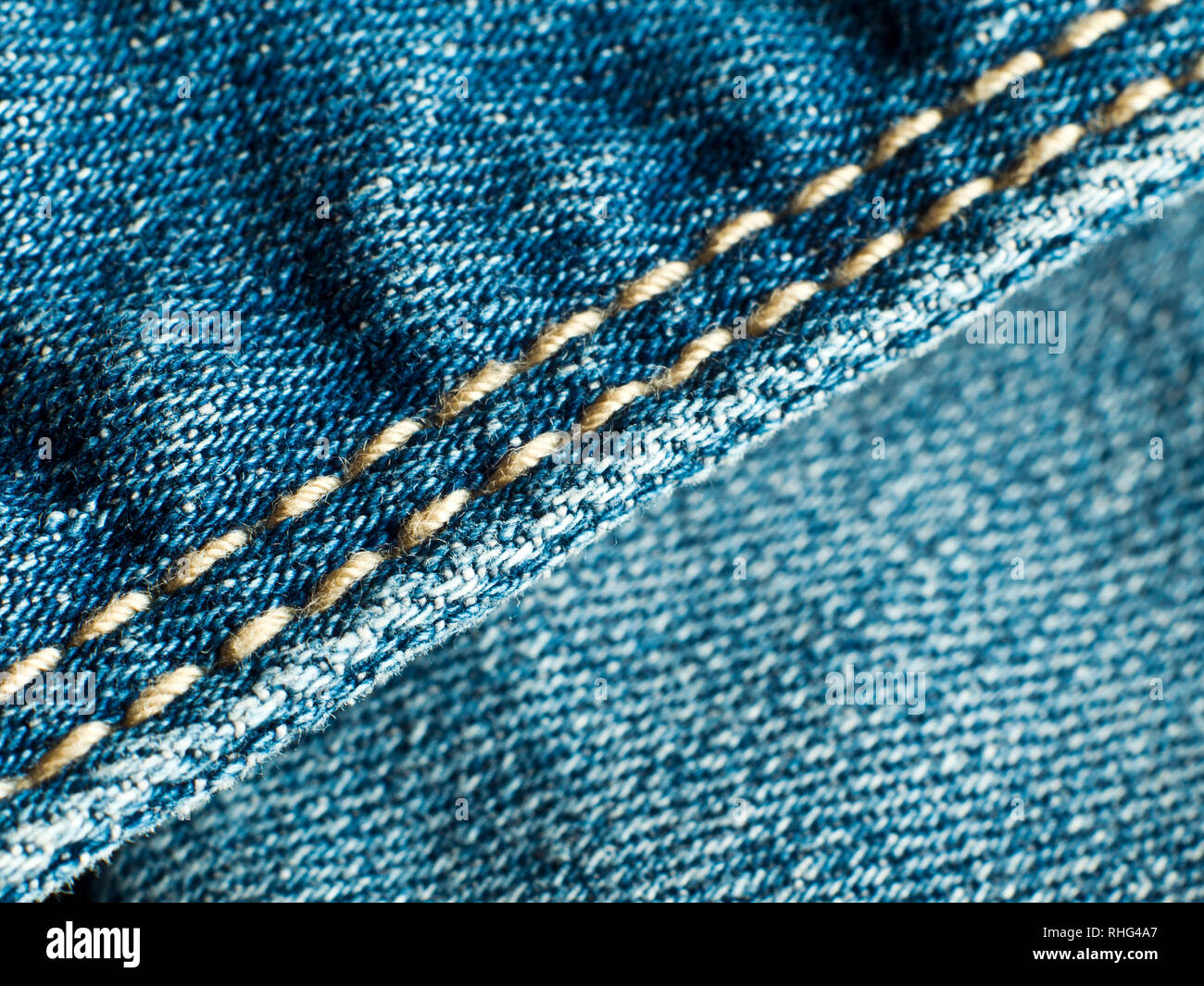 Close up to texture of Denim fabric Stock Photo - Alamy