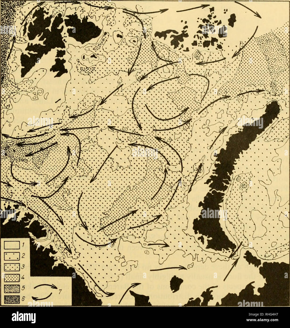 Sea chart showing currents hi-res stock photography and images - Alamy