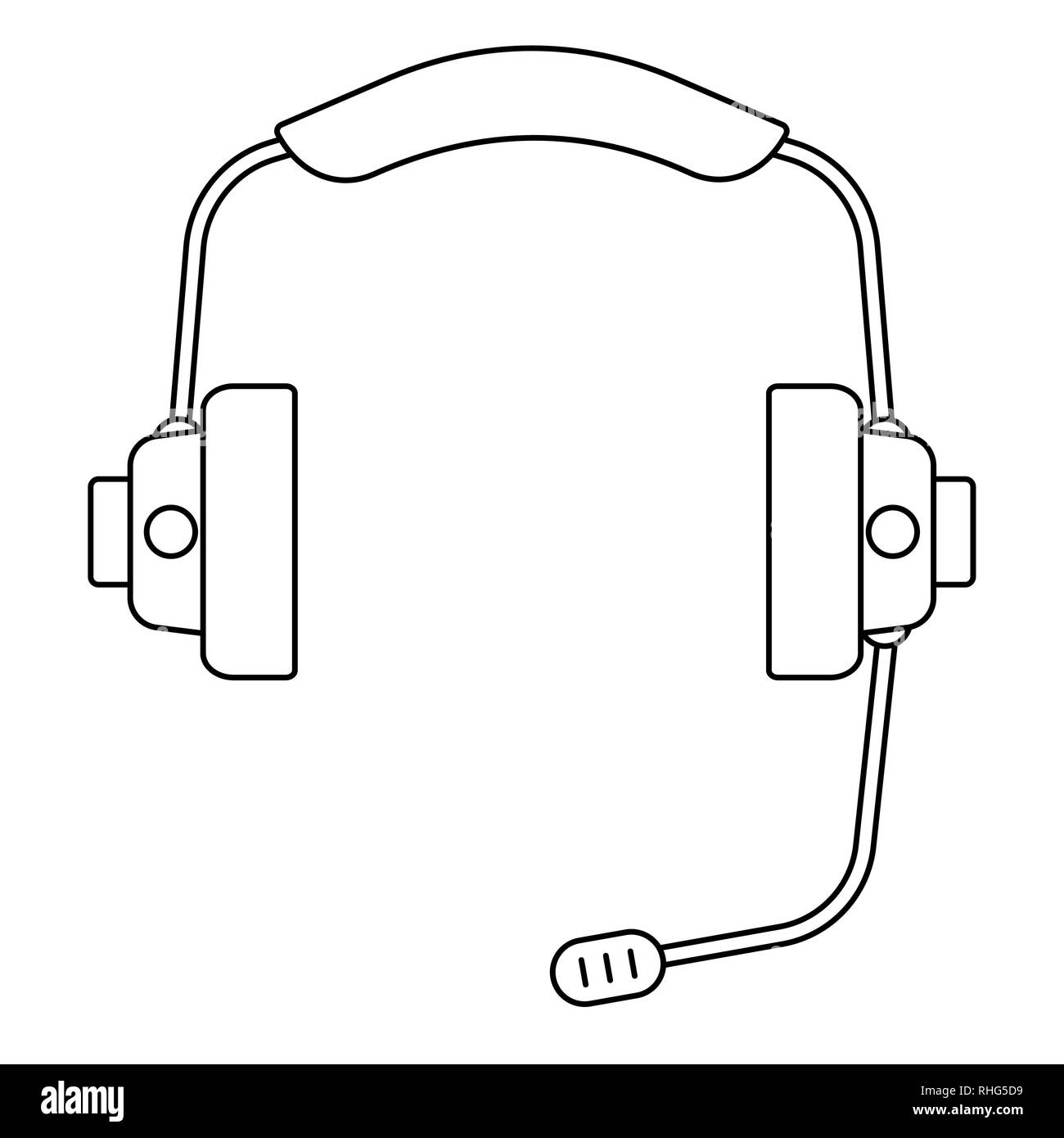 Headset design hi-res stock photography and images - Alamy