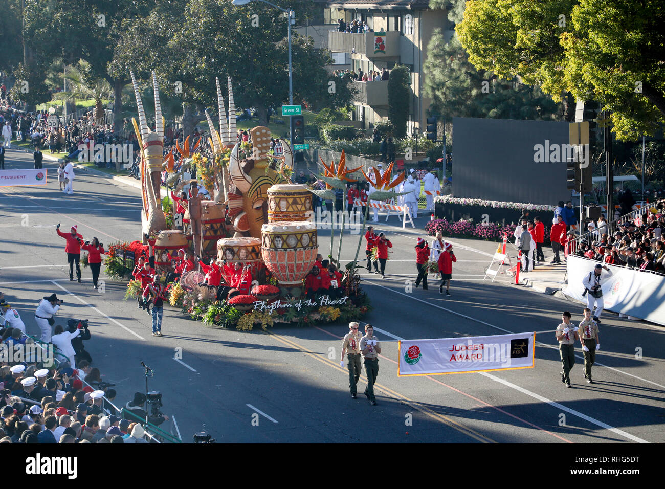 2019 Tournament of Roses Parade in Pasadena, California on January 1 ...