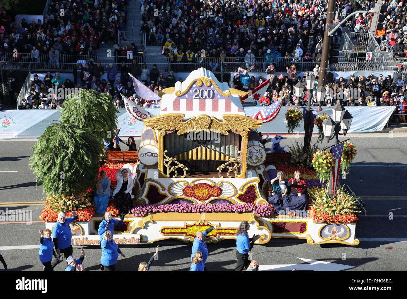 2019 Tournament of Roses Parade in Pasadena, California on January 1 ...