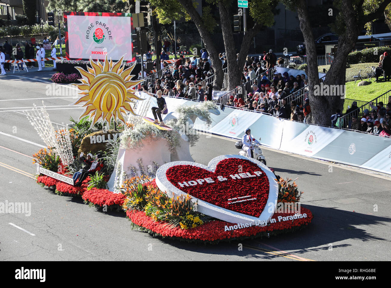 2019 Tournament of Roses Parade in Pasadena, California on January 1 ...
