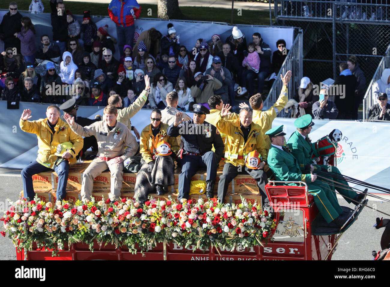 2019 Tournament of Roses Parade in Pasadena, California on January 1 ...