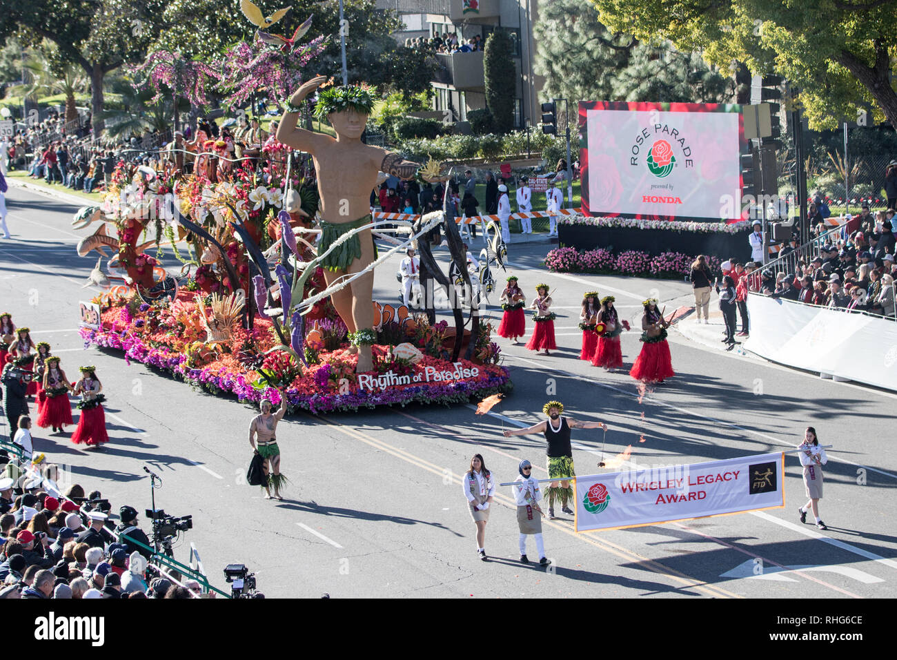 2019 Tournament of Roses Parade in Pasadena, California on January 1 ...