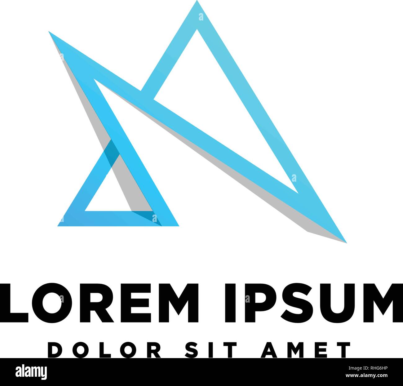 Letter A Abstract creative logo template vector illustration icon ...