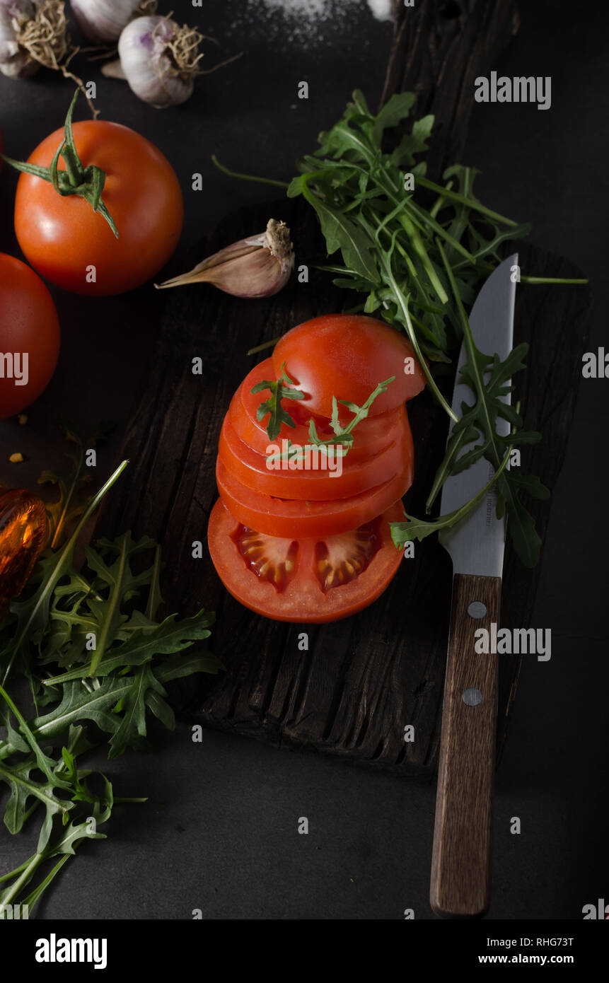 Delish olive oil with chilli inside, fresh and spicy Stock Photo - Alamy