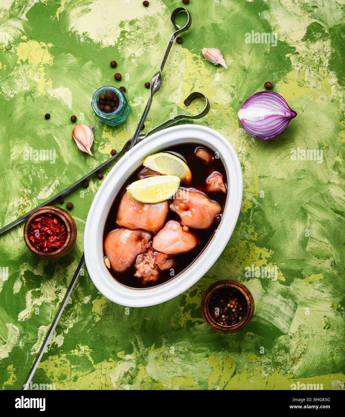 Meat cubes hi-res stock photography and images - Alamy