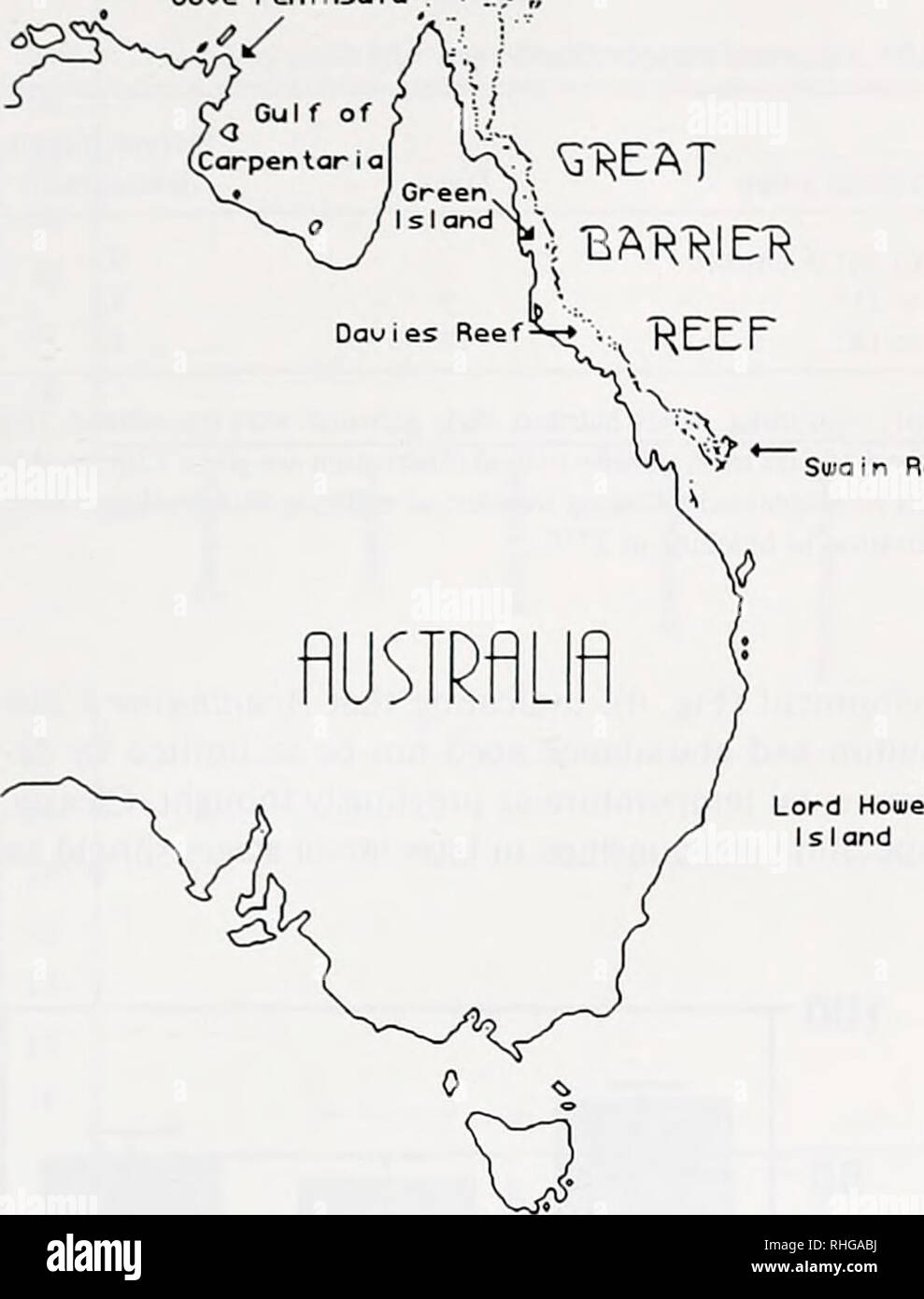 Island lord howe island map hi-res stock photography and images - Alamy