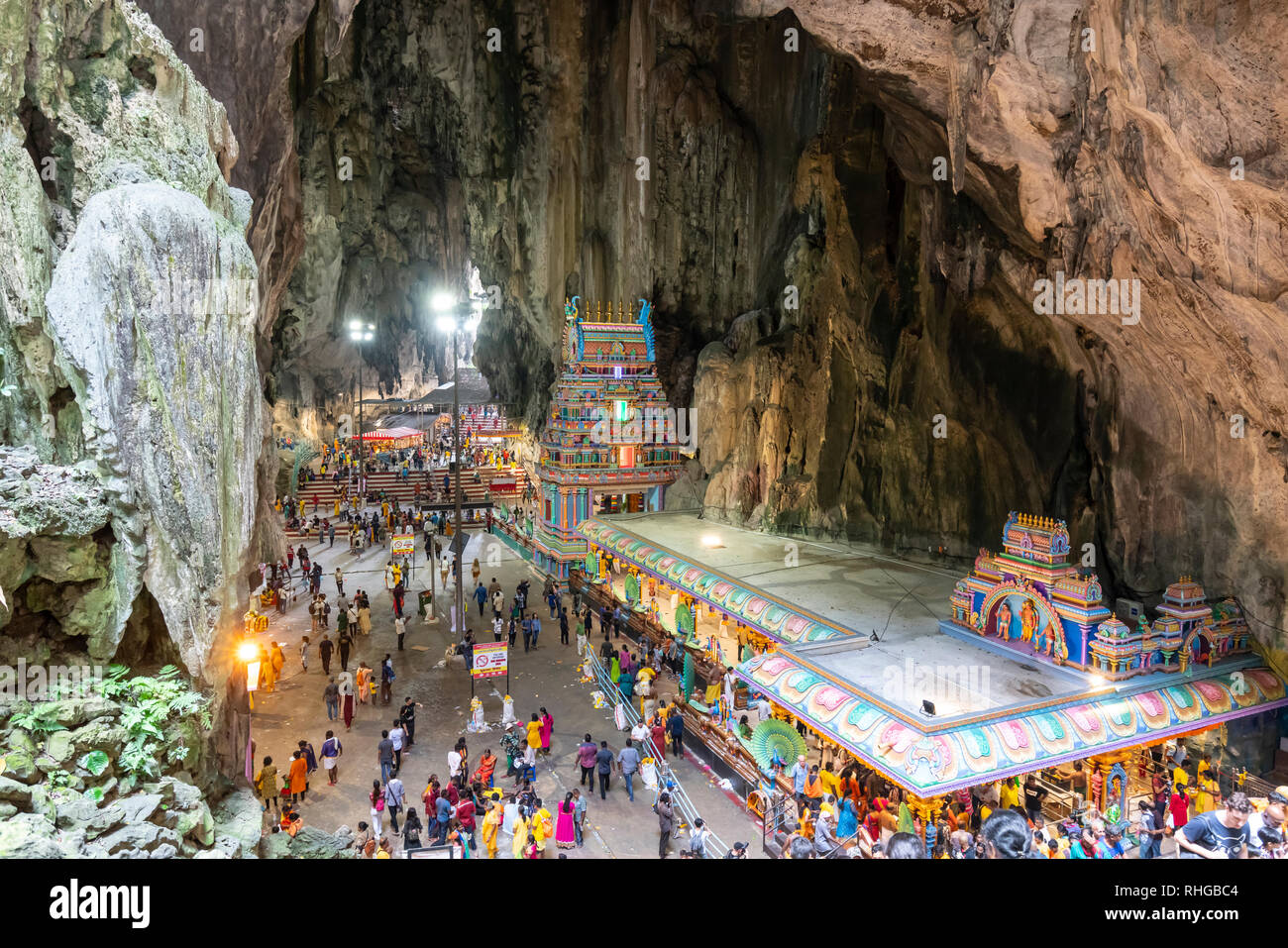 The temples in Batu Caves, Kuala Lumpur Stock Photo - Alamy